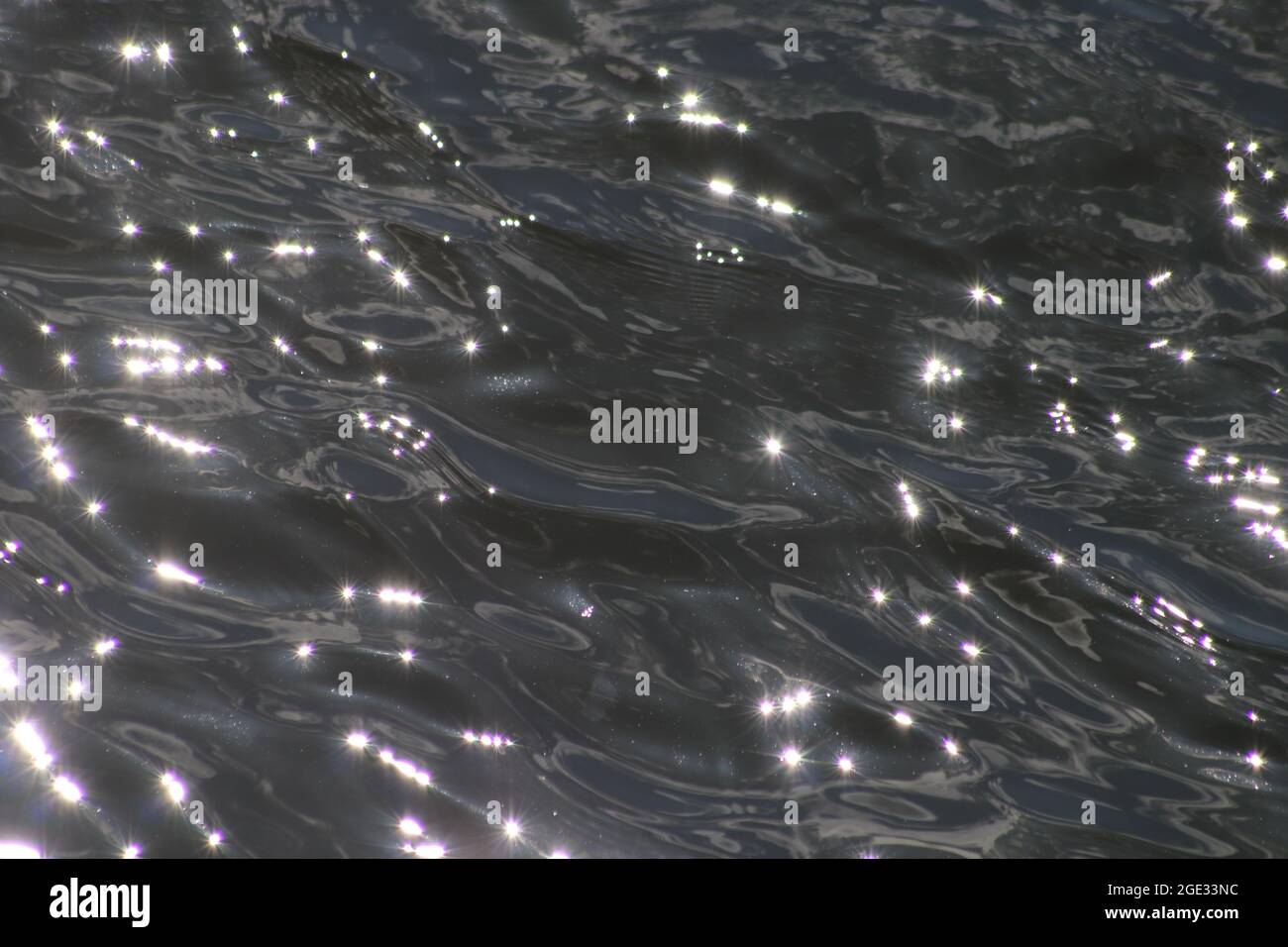 Patterns, textures and reflections in ripples of water Stock Photo - Alamy