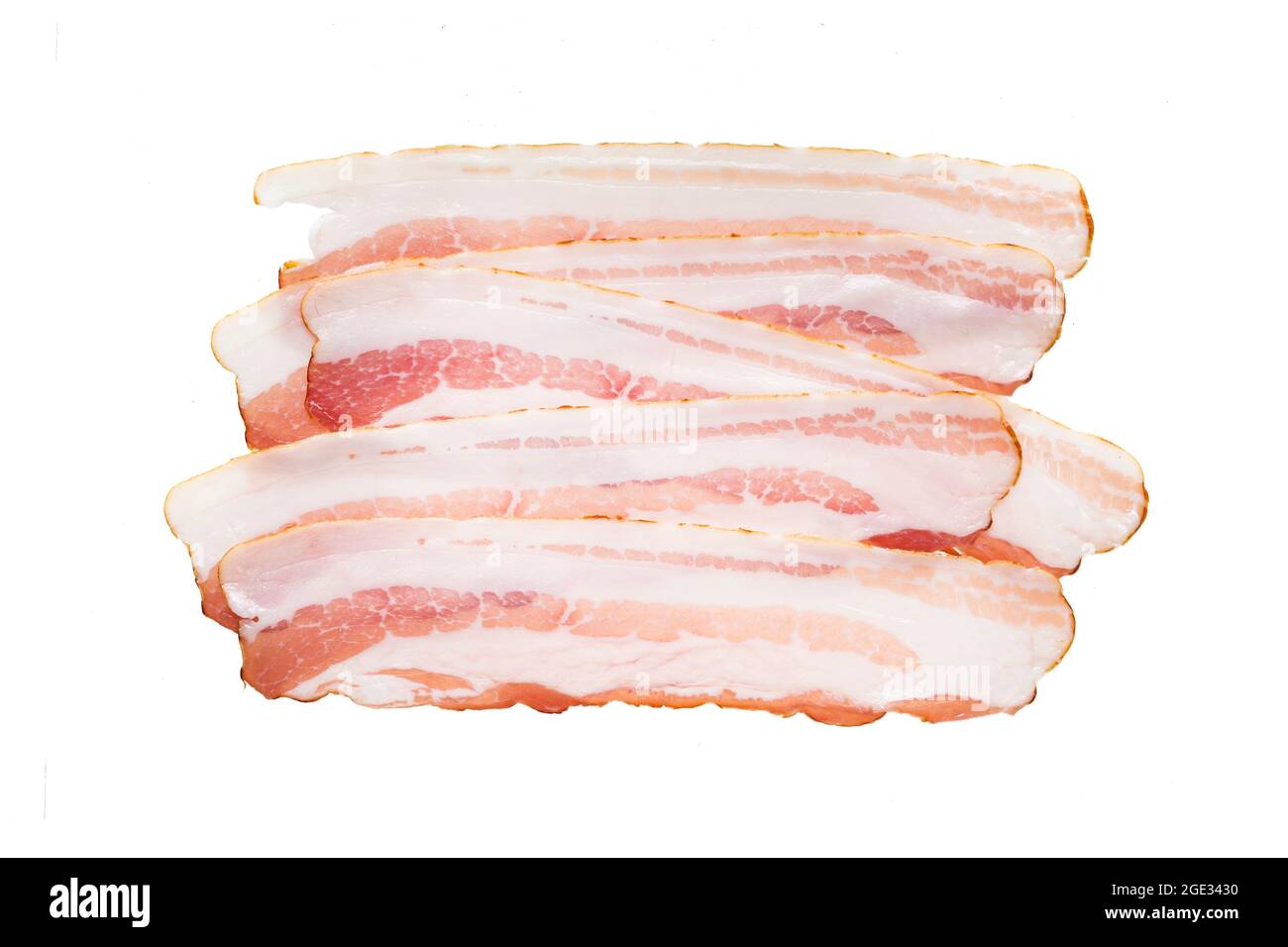 Fresh sliced bacon macro Cut Out Stock Images & Pictures - Alamy