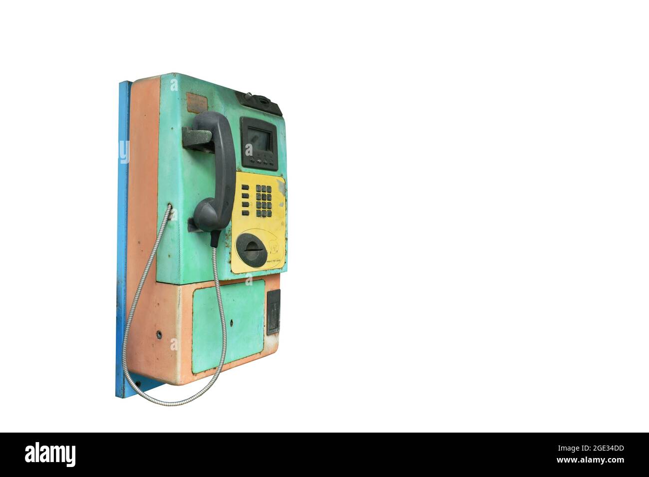 Card phone booth telephone booth Cut Out Stock Images & Pictures - Alamy