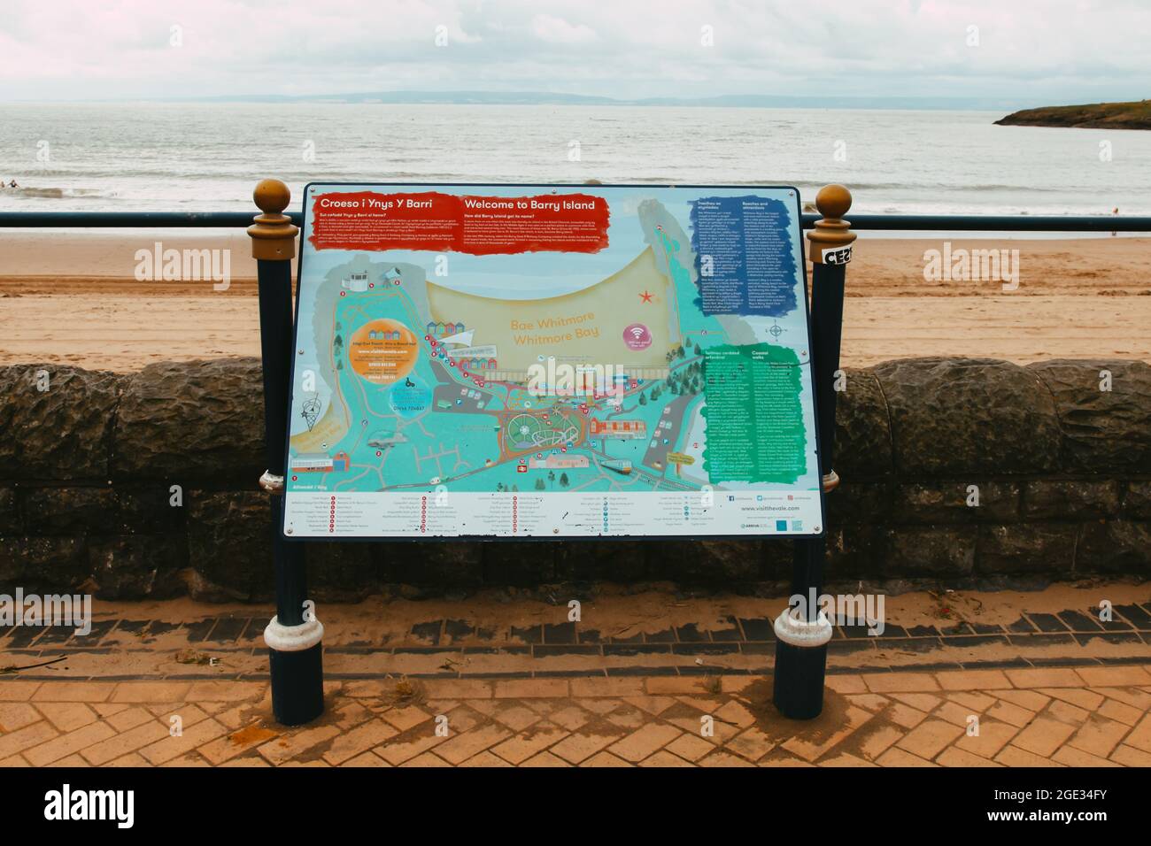 Barry island map hi-res stock photography and images - Alamy