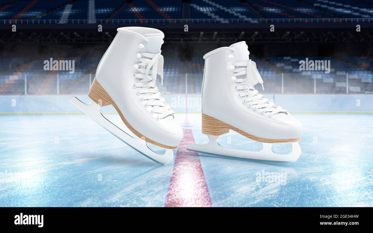 Ice Skating Rink Background