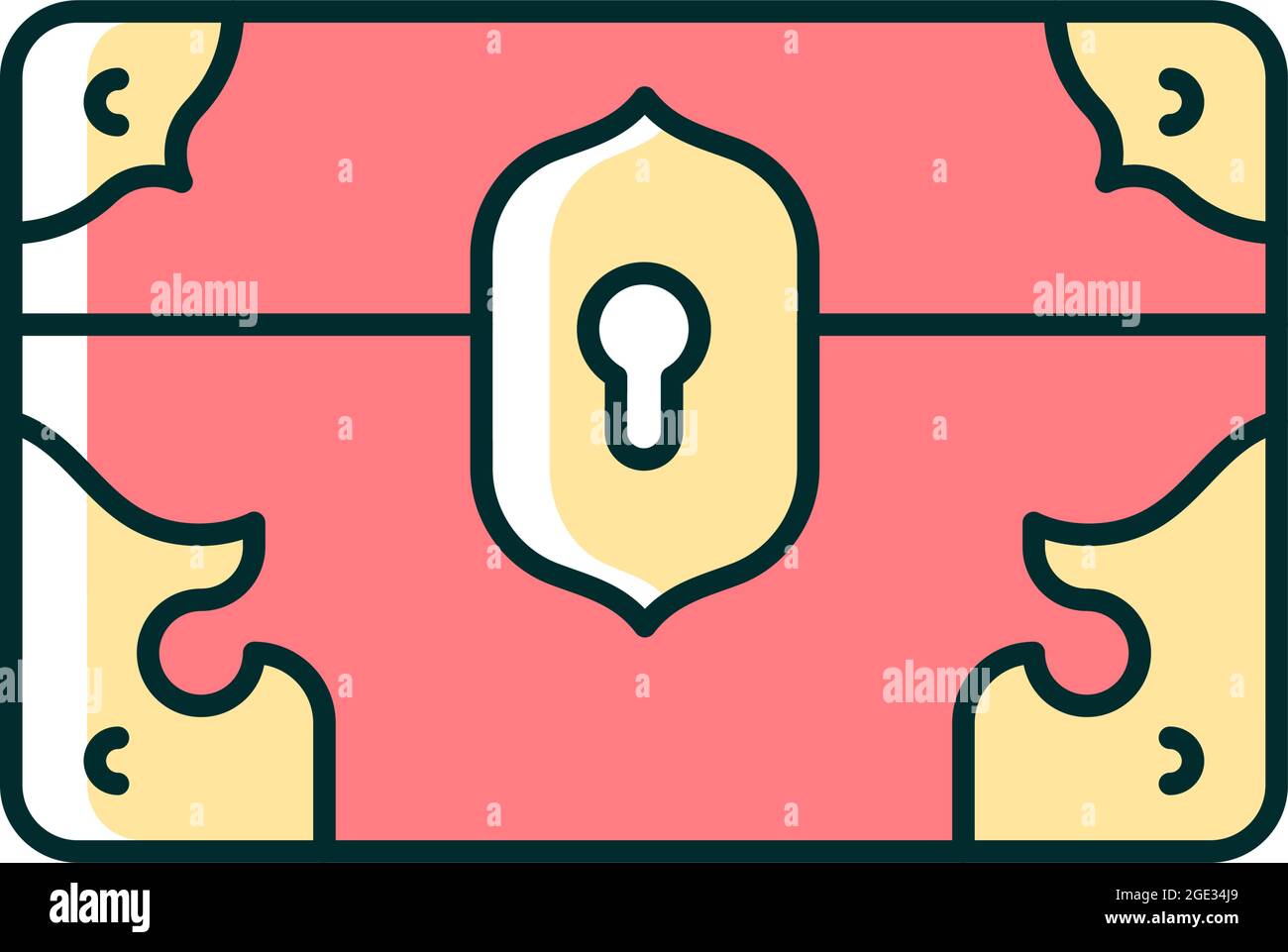 Vintage box RGB color icon Stock Vector Image & Art - Alamy