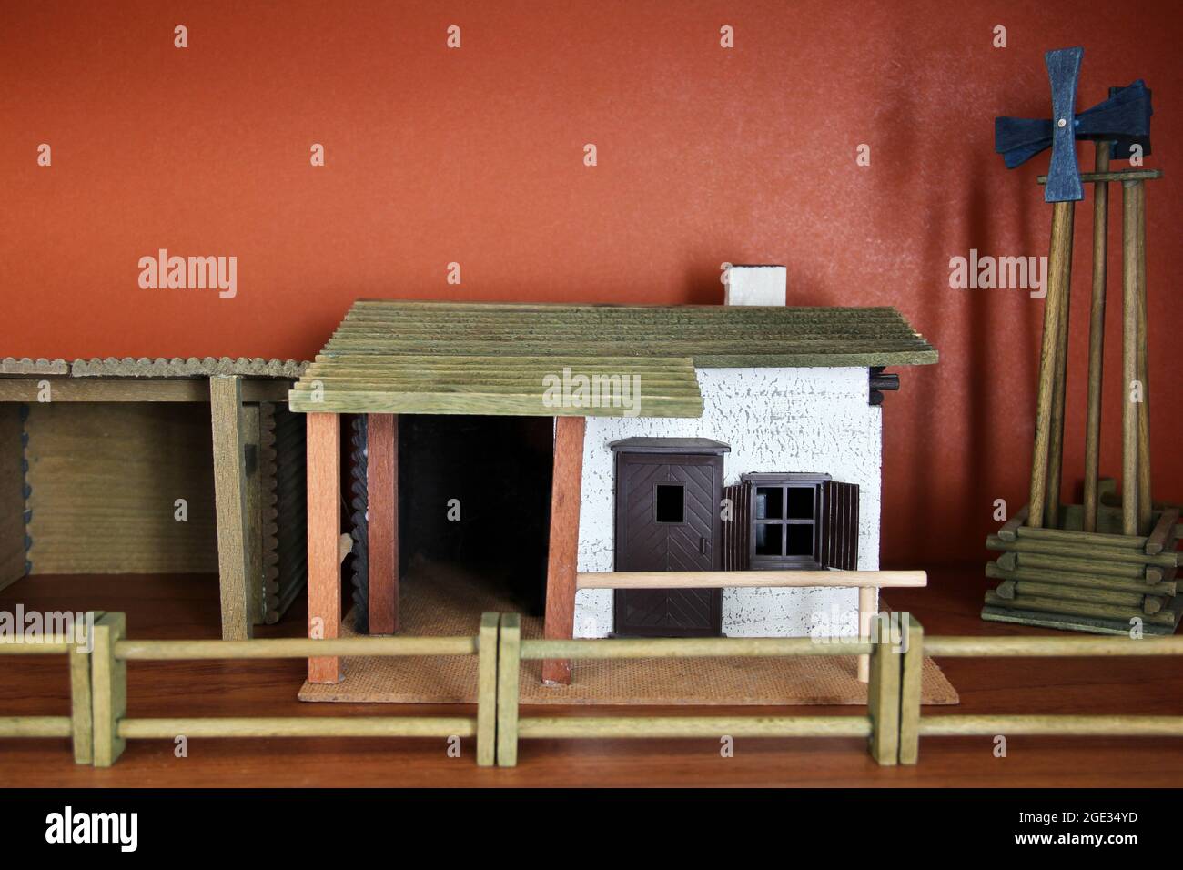 Vintage Toy Wood House at Barry Atchison blog