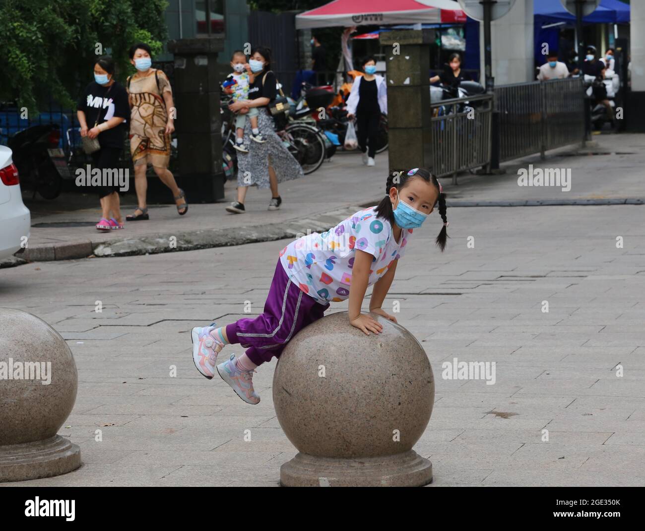 After being downgraded to a low-risk area and after seven days of ...