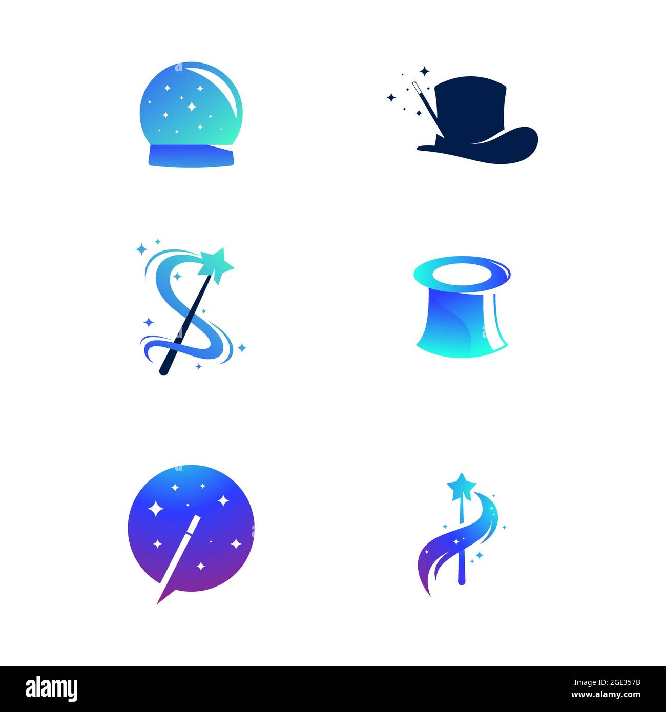 Magic element Vector icon illustration design Template Stock Vector ...