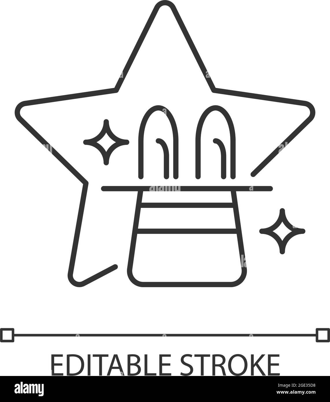 Talent show linear icon Stock Vector Image & Art - Alamy