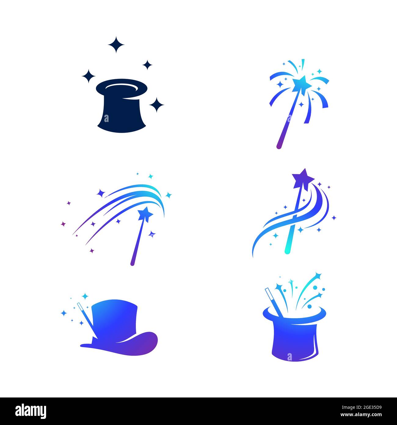 Magic element Vector icon illustration design Template Stock Vector ...