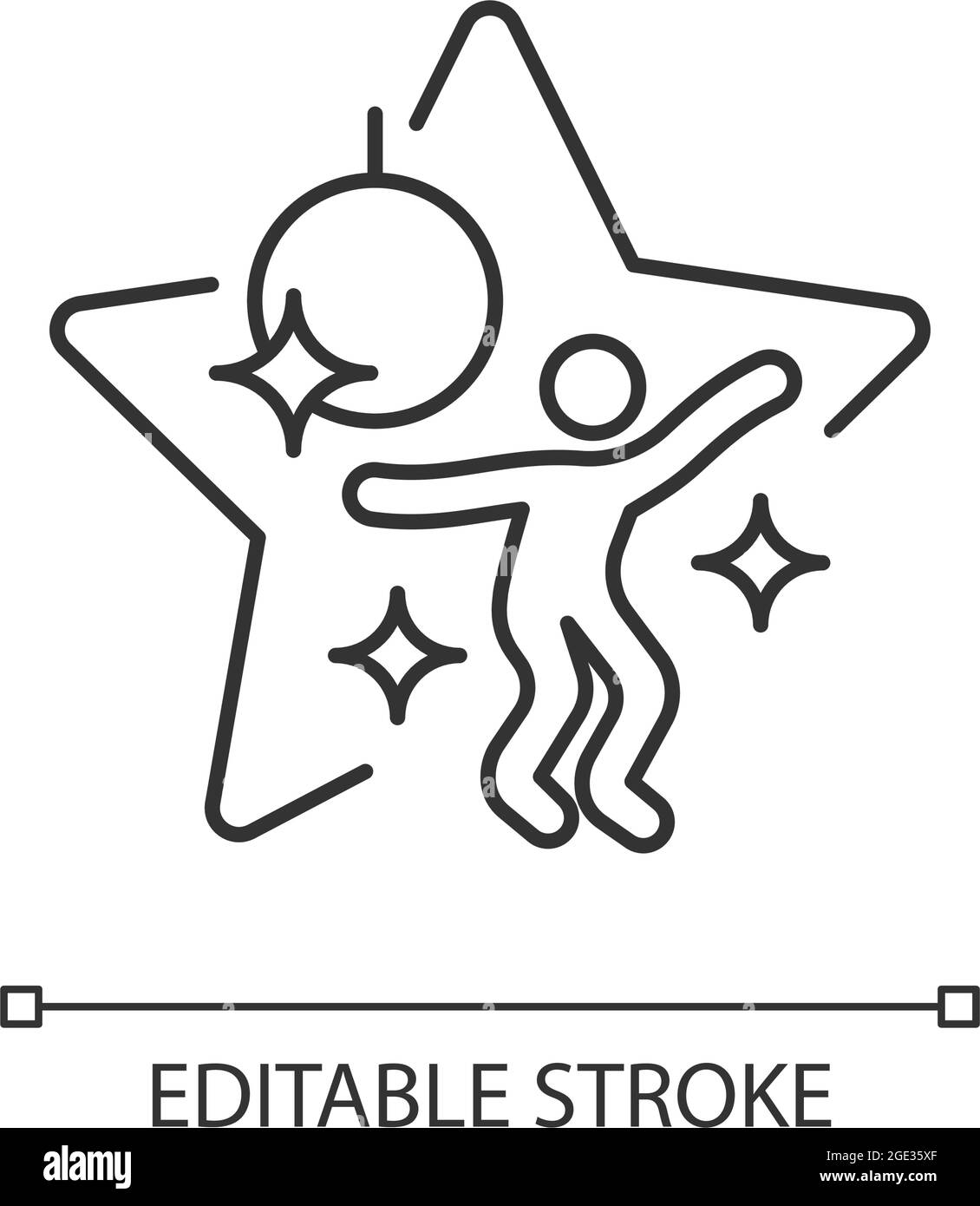 Dance competition show linear icon Stock Vector Image & Art - Alamy