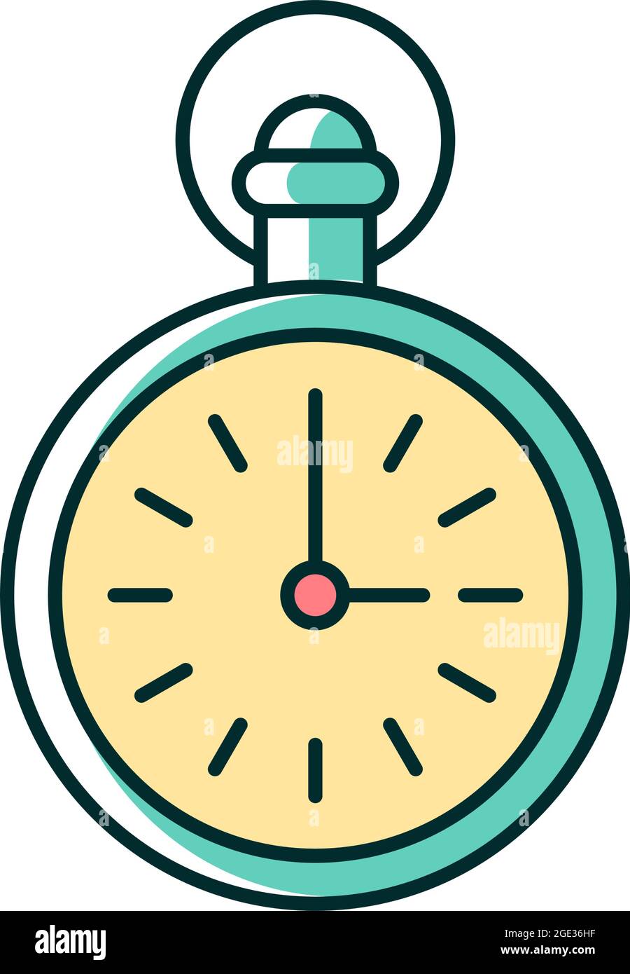 Victorian pocket watch Stock Vector Images - Alamy