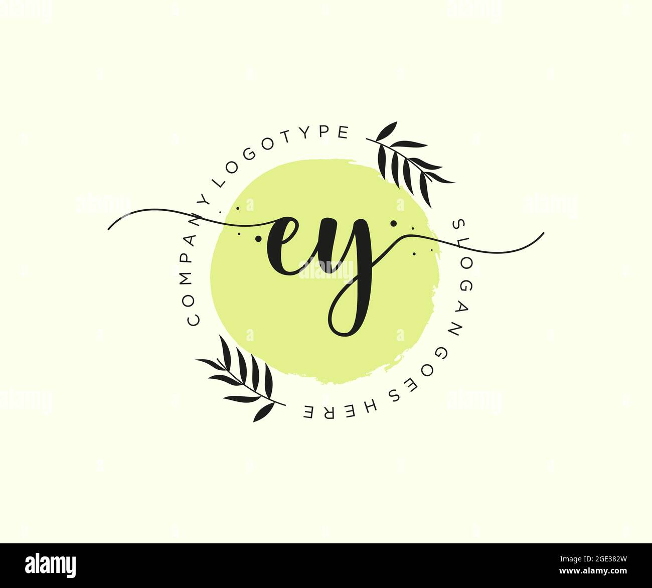 Ey initials logo hi-res stock photography and images - Alamy