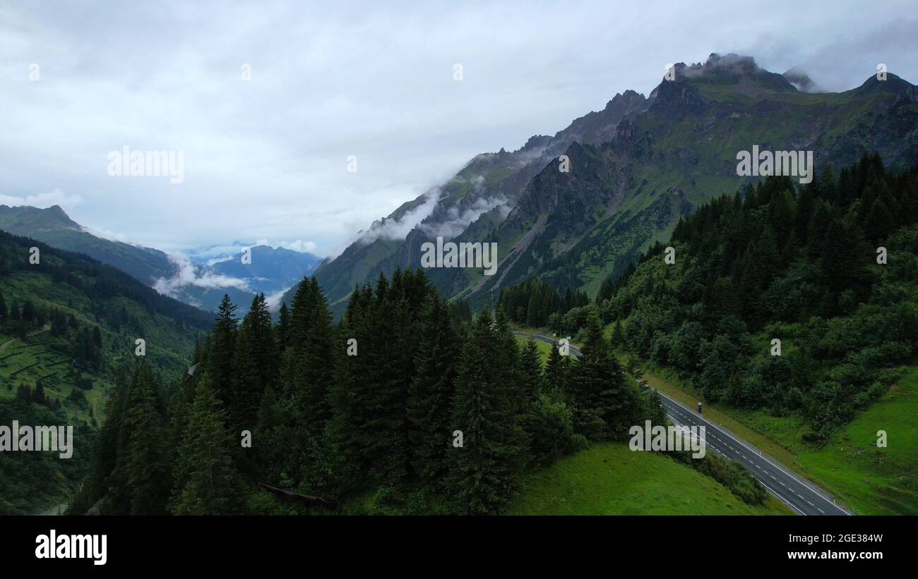 Amazing scenery and typical landscape in Austria - the Austrian Alps ...