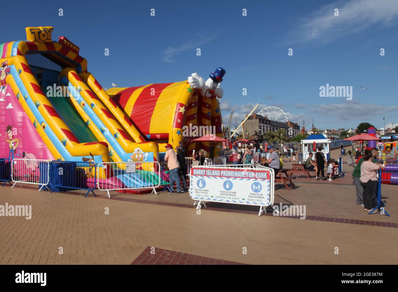 Promenade Fun Park Barry Island, South Wales, 2021 Stock Photo - Alamy