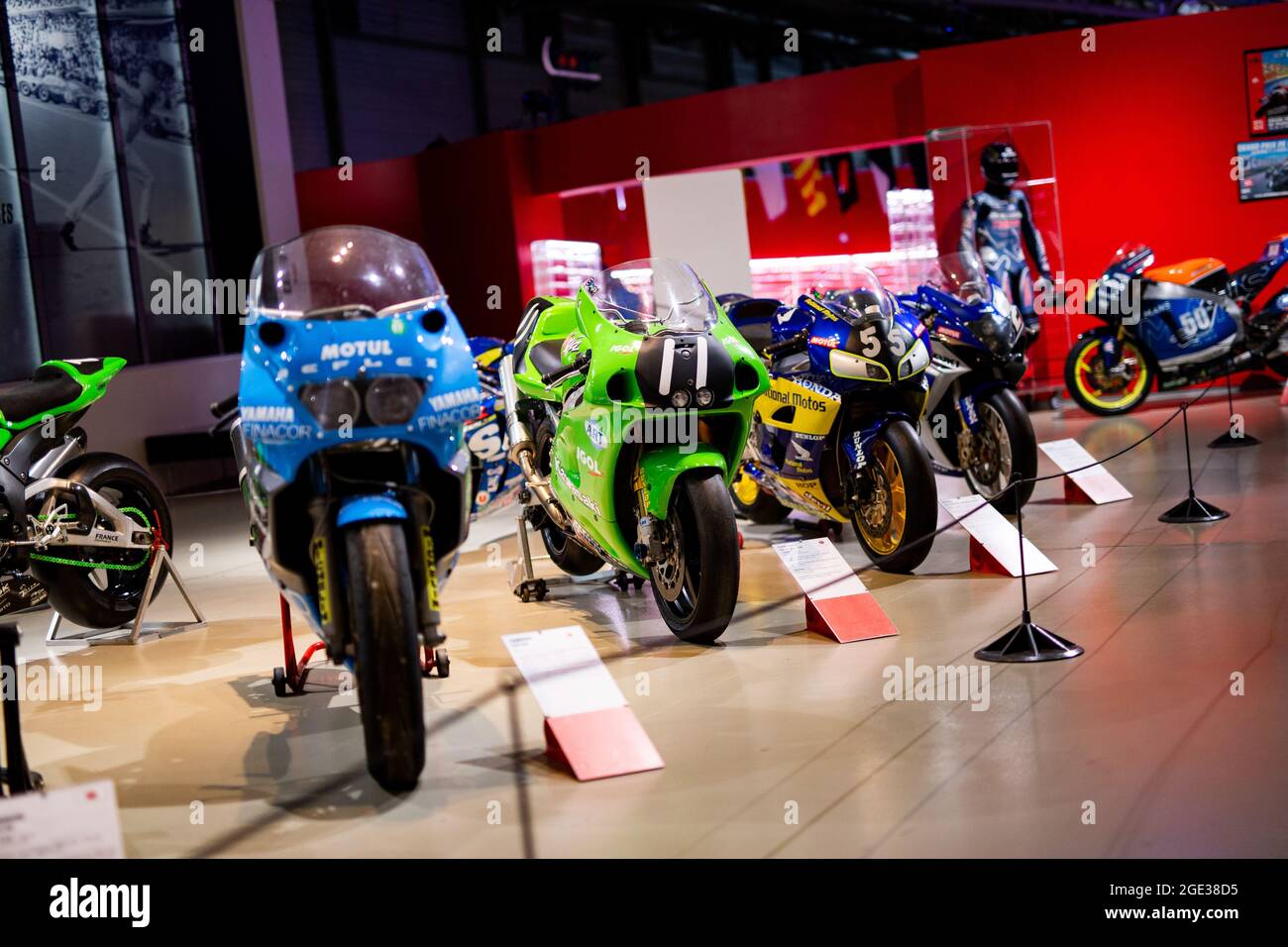 Musée des 24 Heures du Mans, Honda motorbike exhibition during the Le ...