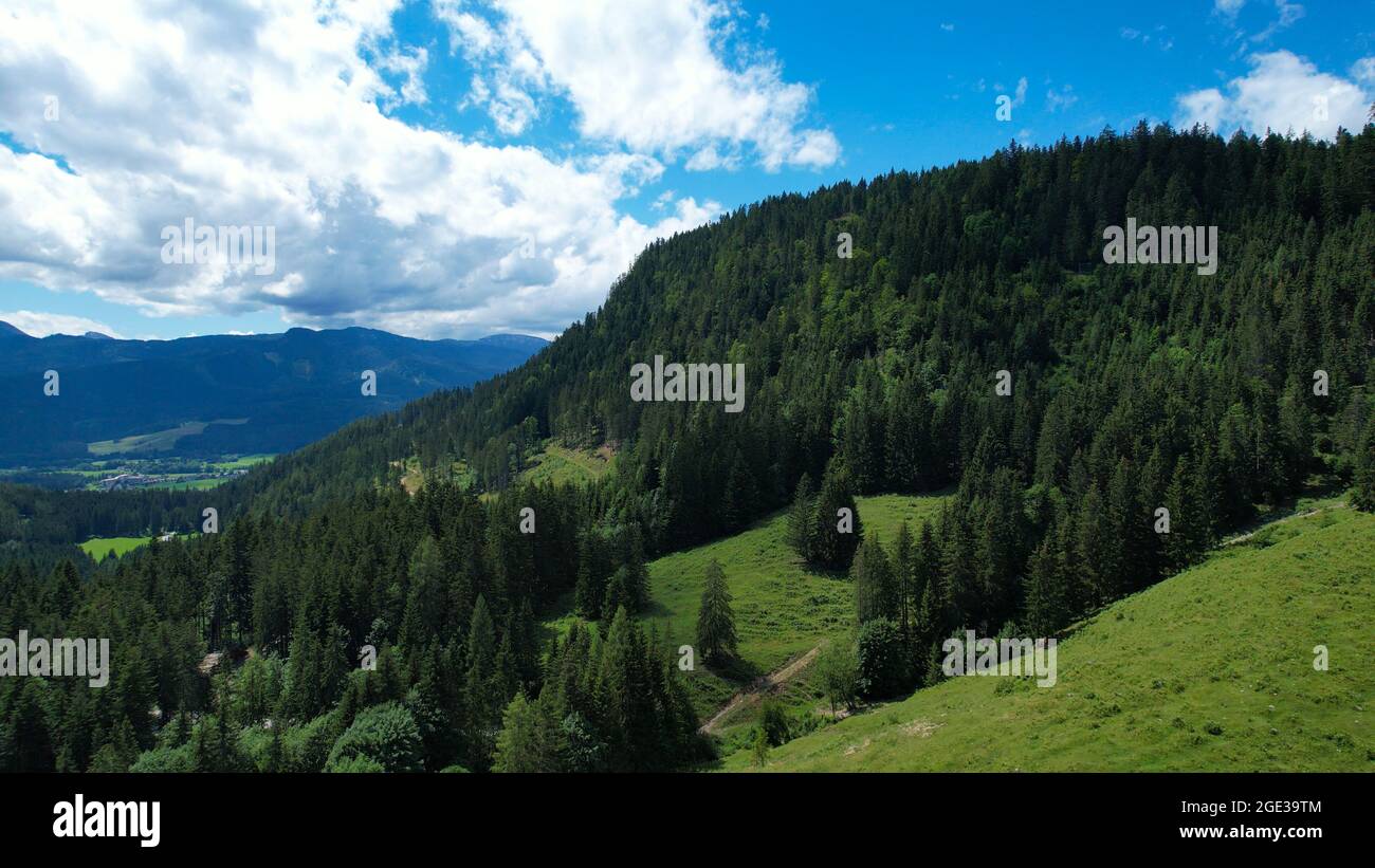 Amazing scenery and typical landscape in Austria - the Austrian Alps ...