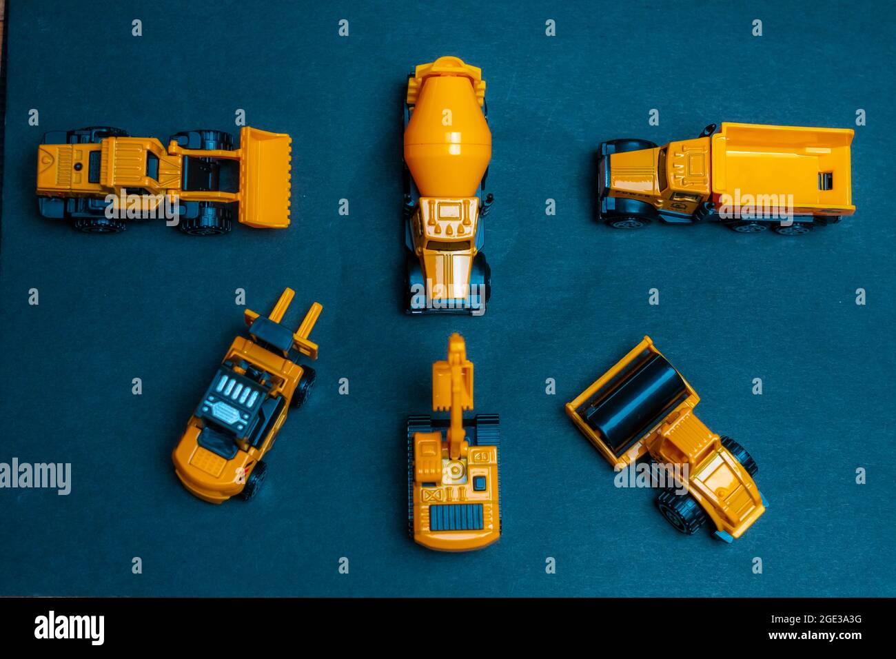 Construction Vehicles models Stock Photo - Alamy