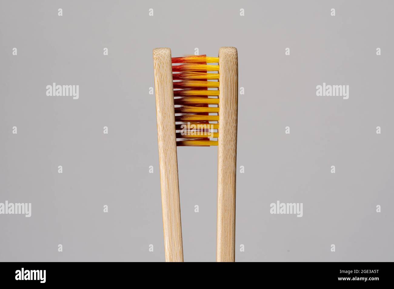 Toothbrush facing each other concept of lover Stock Photo - Alamy