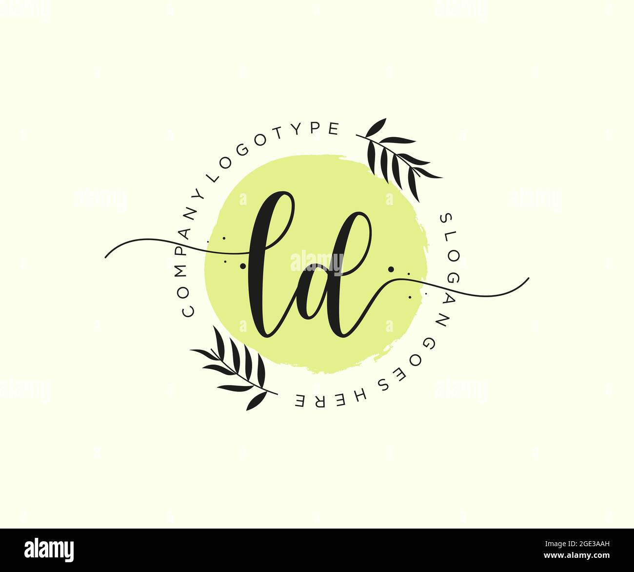 LD Feminine logo beauty monogram and elegant logo design, handwriting ...