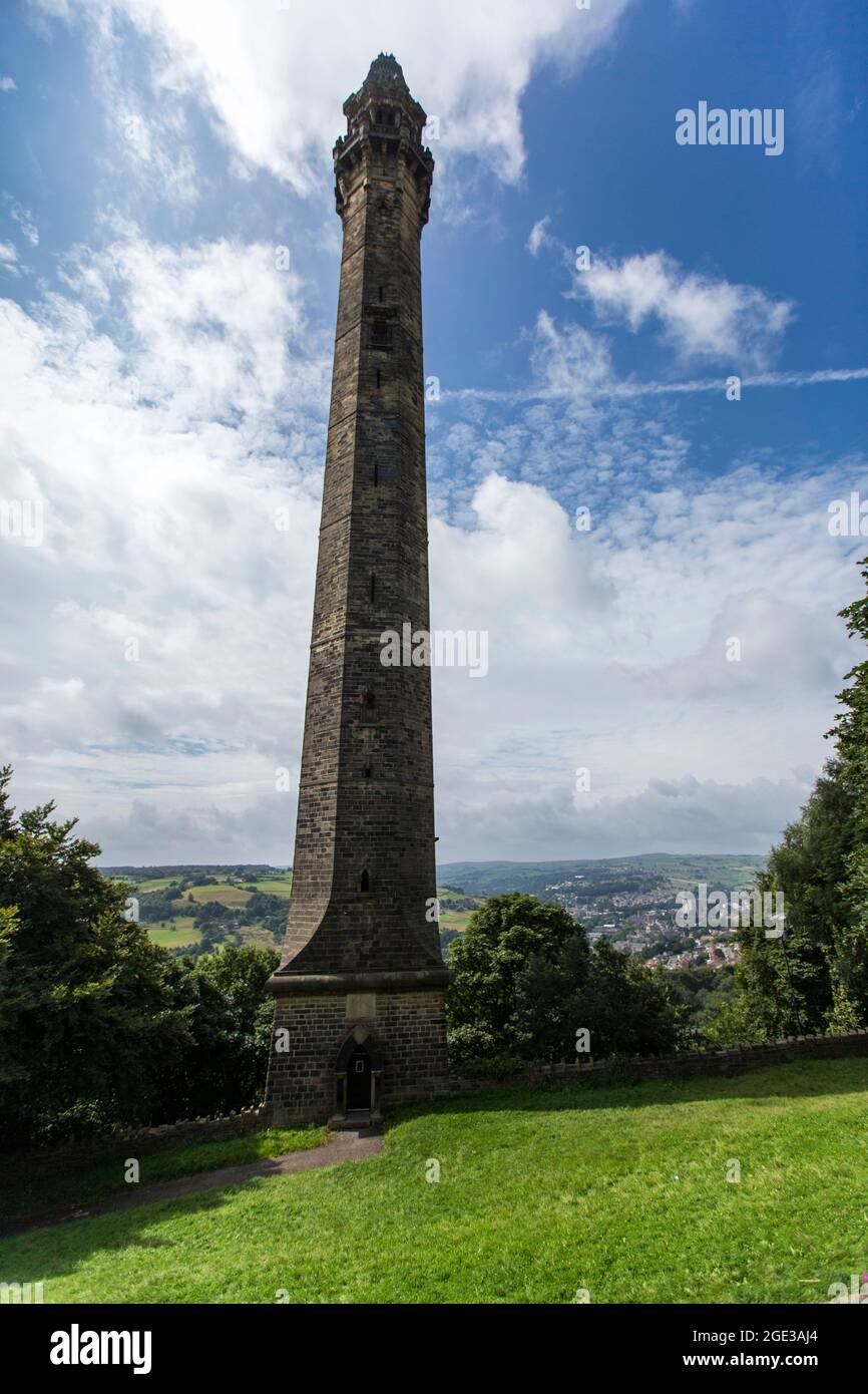 Wainhouse Tower is a folly in the parish of King Cross, on the south ...