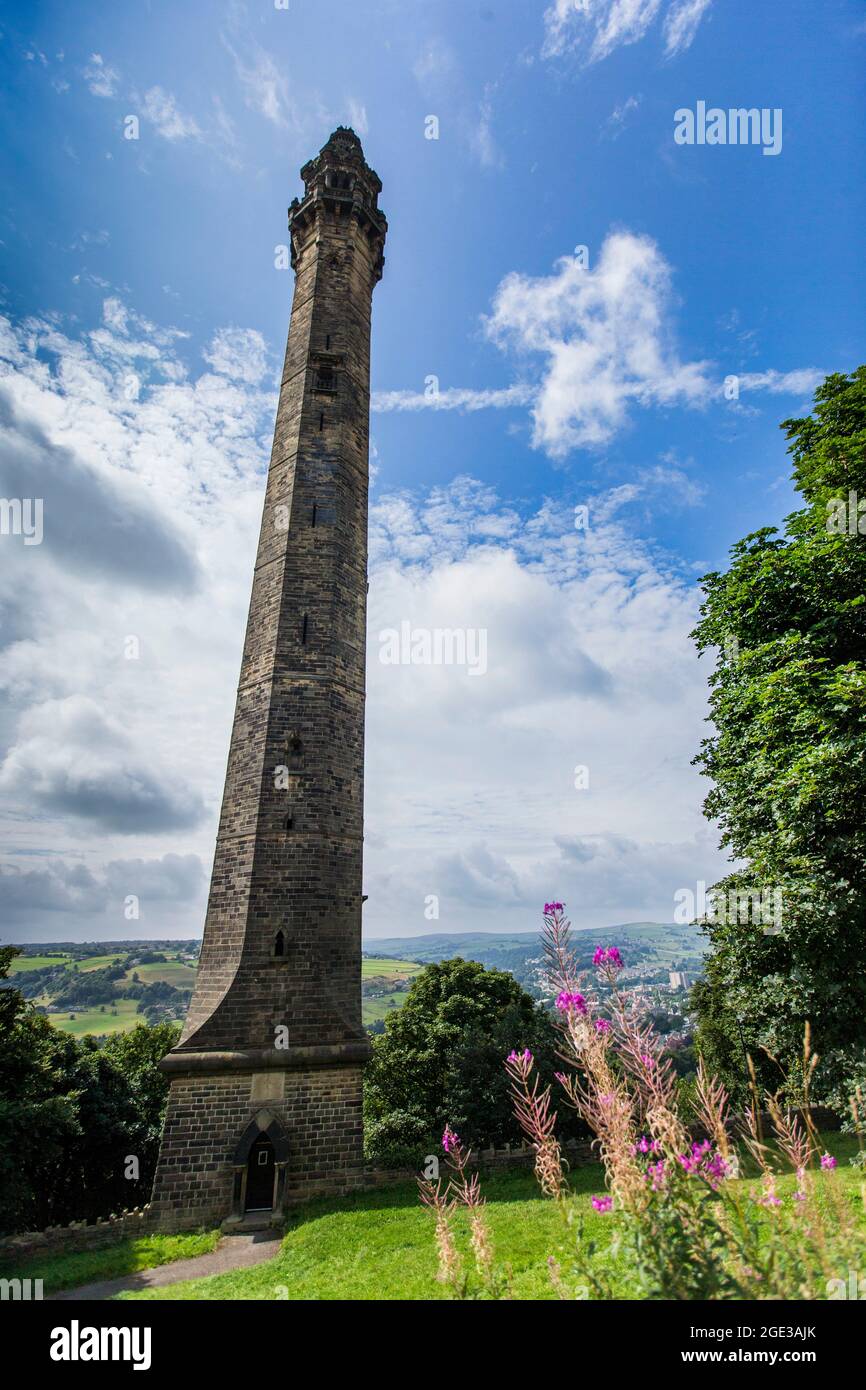 Wainhouse Tower is a folly in the parish of King Cross, on the south ...