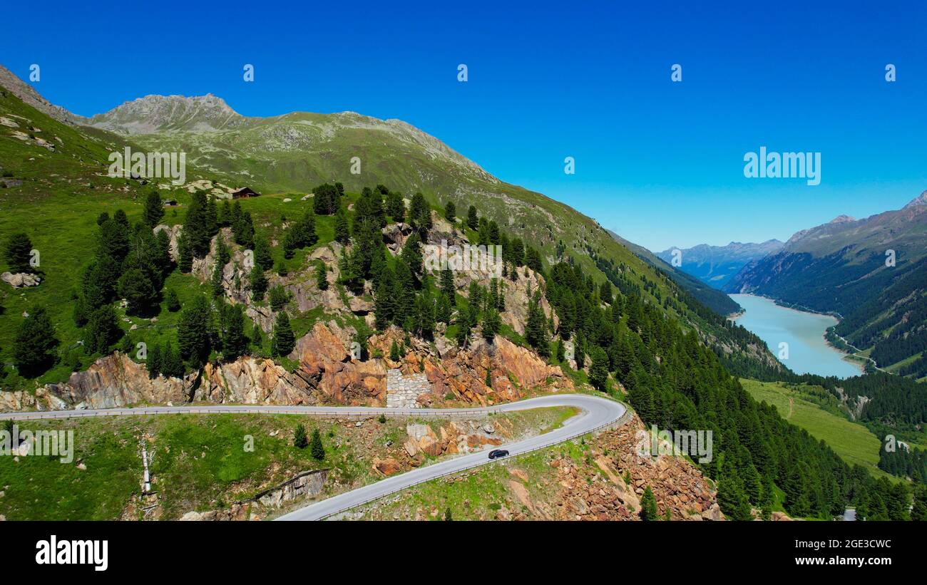 Beautiful Kaunertal Valley in the Austrian Alps - famous glacier in ...