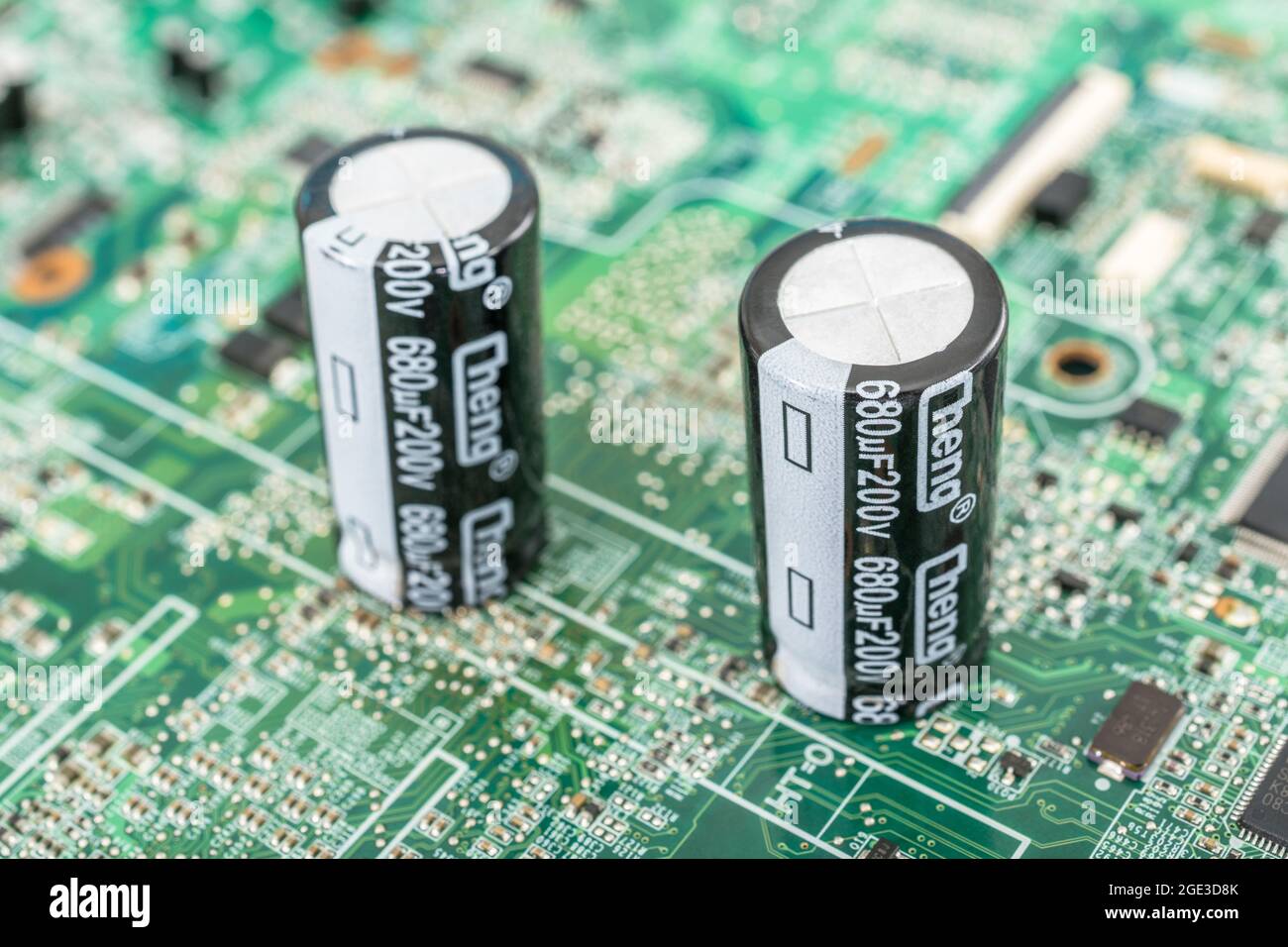 Capacitor on pcb hi-res stock photography and images - Alamy