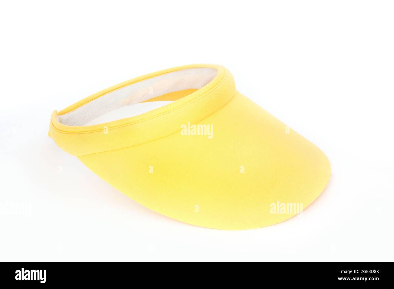 Yellow Cap on a white background Stock Photo - Alamy