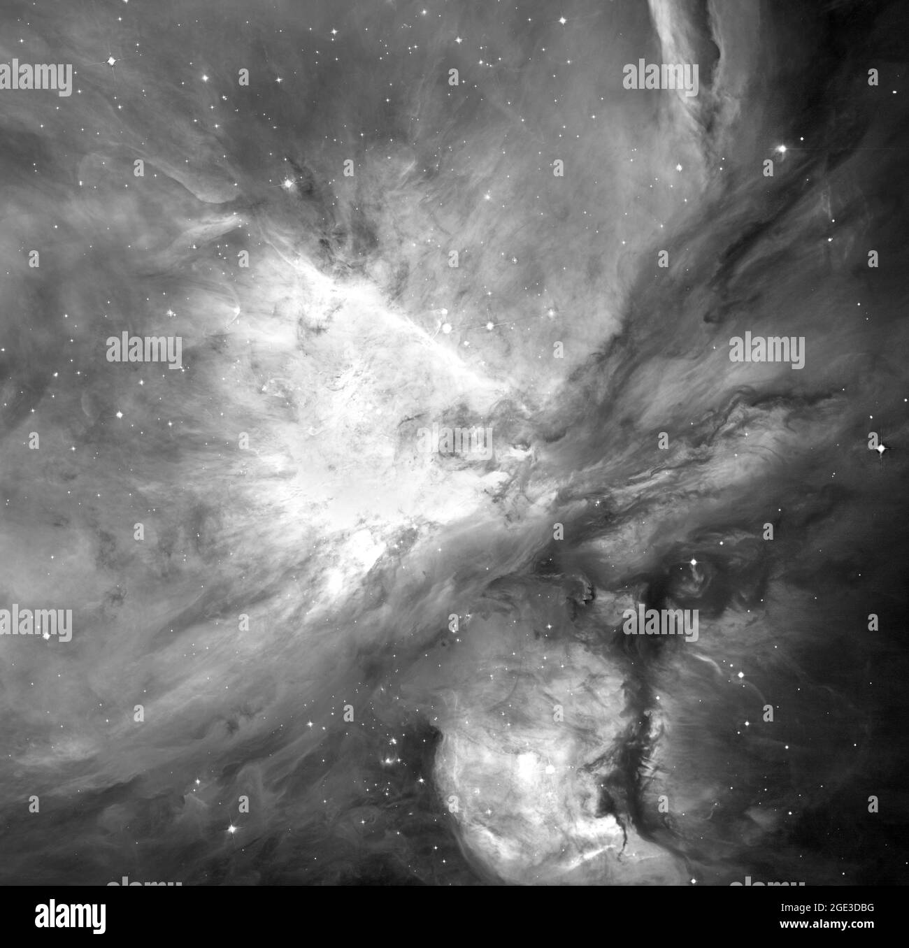 Space milky way infinite Black and White Stock Photos & Images - Alamy