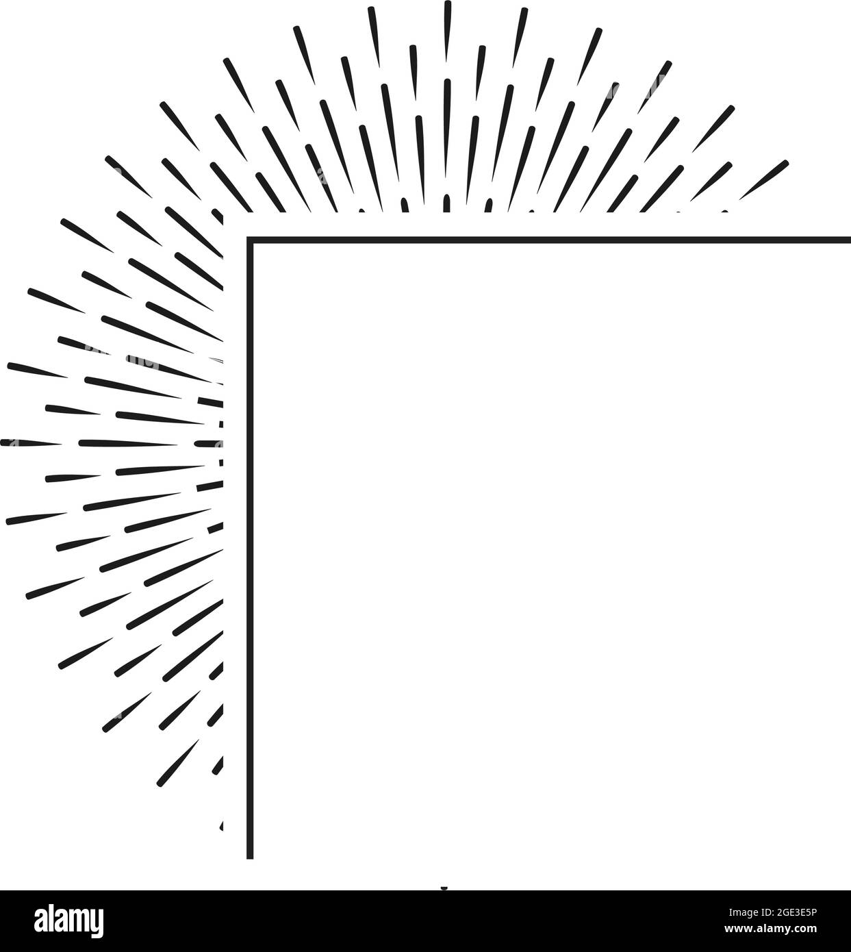 HIPSTER FRAME - SUN RAYS Stock Vector Image & Art - Alamy