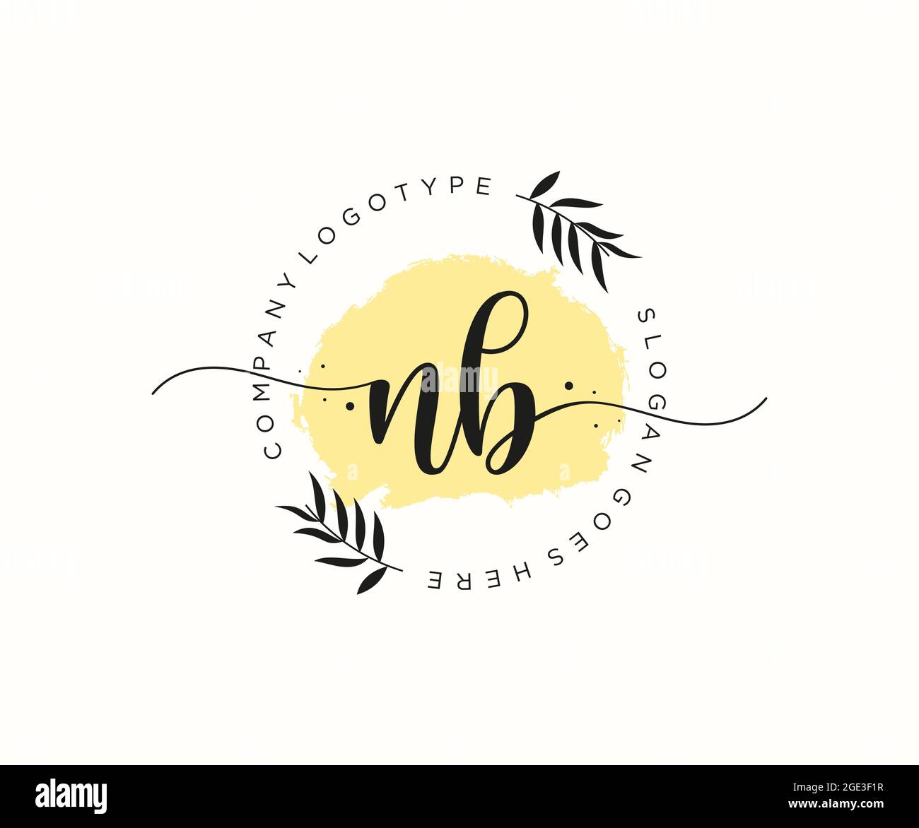 Nb signature Stock Vector Images - Alamy