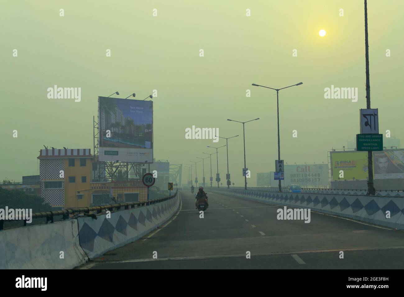 KOLKATA, WEST BENGAL , INDIA - NOVEMBER 27TH 2016 : Parama Island ...