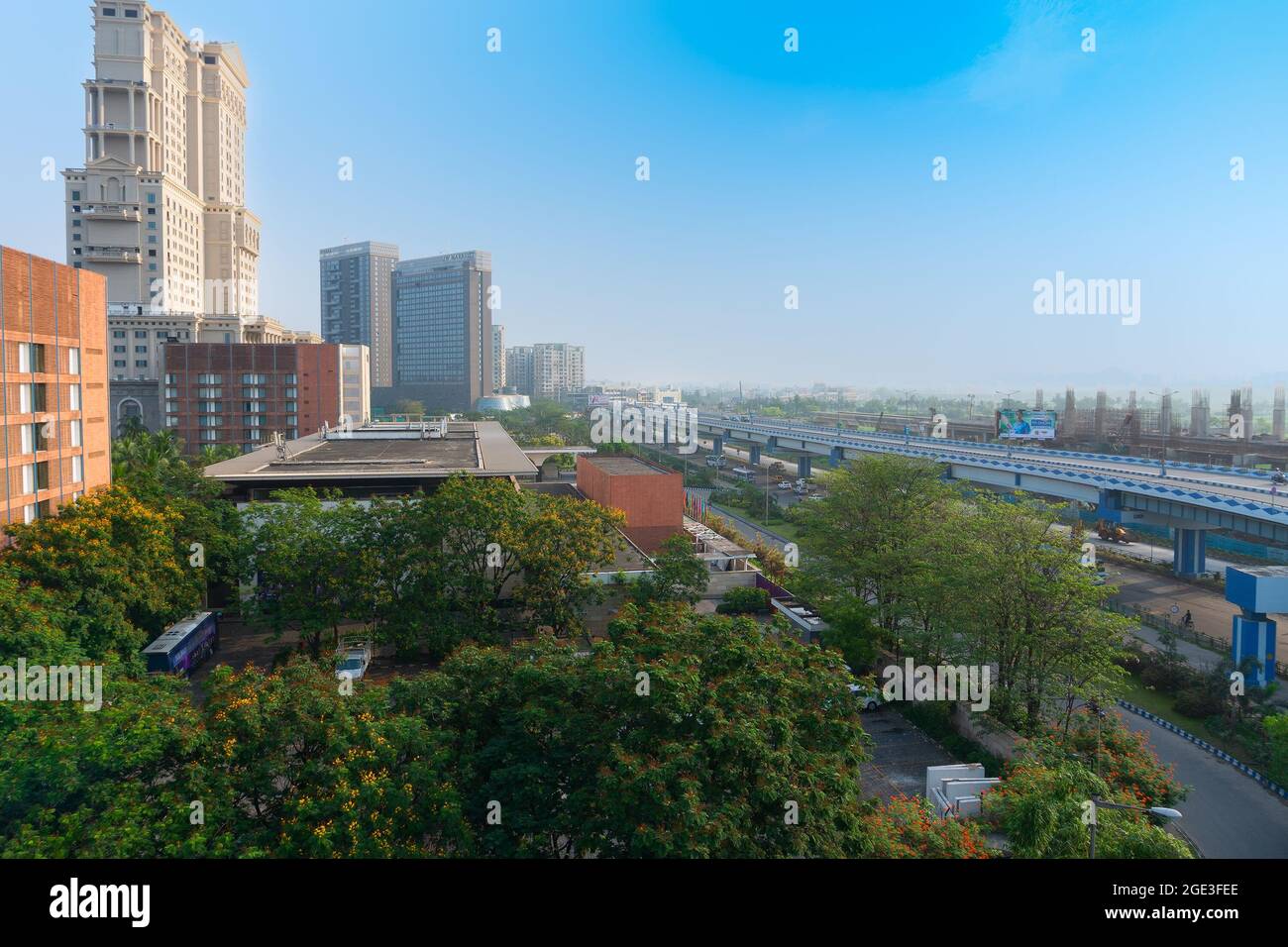 Kolkata, West Bengal, India - January 1st 2016 : Parama Island flyover ...