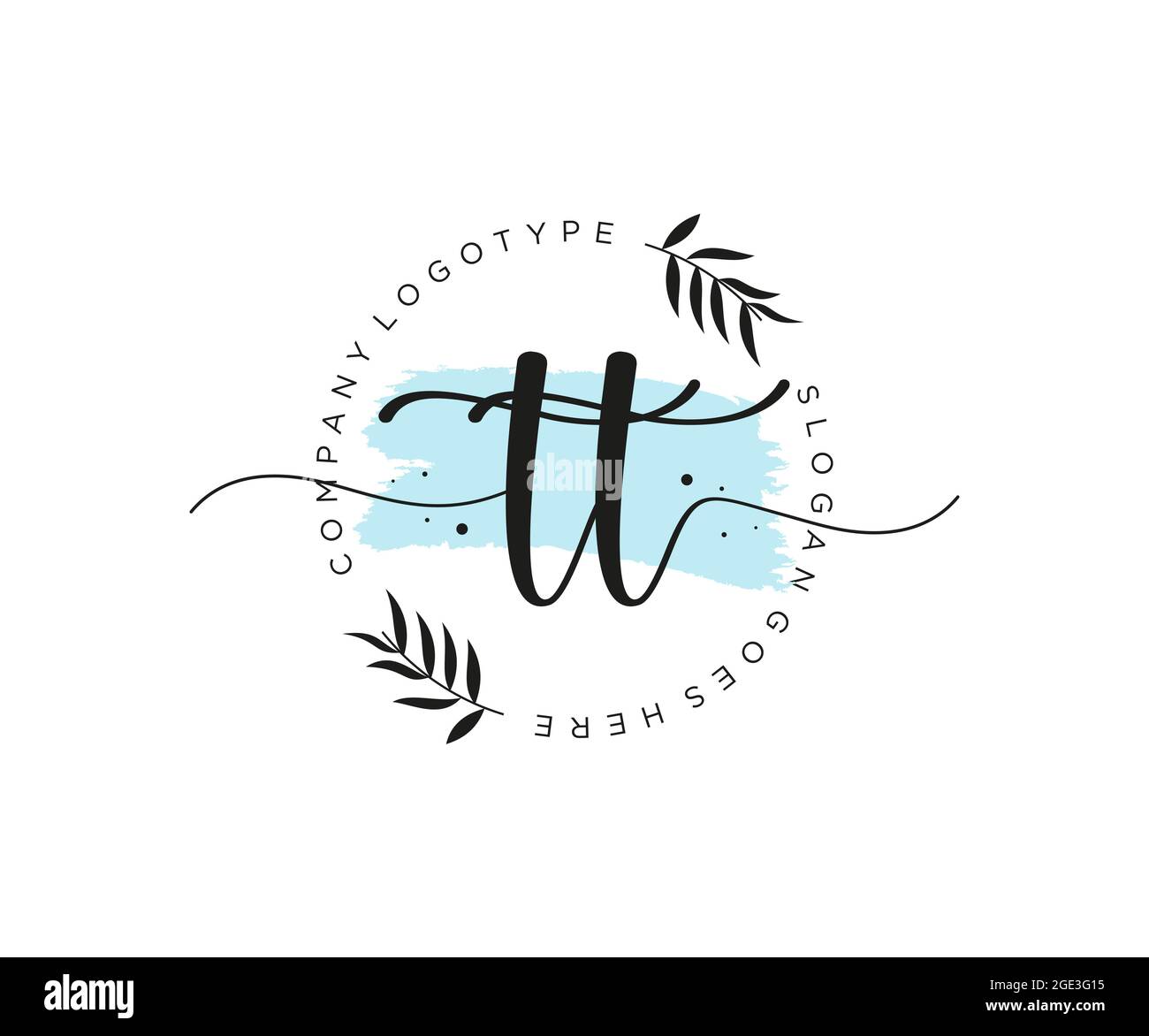 TT Feminine logo beauty monogram and elegant logo design, handwriting ...