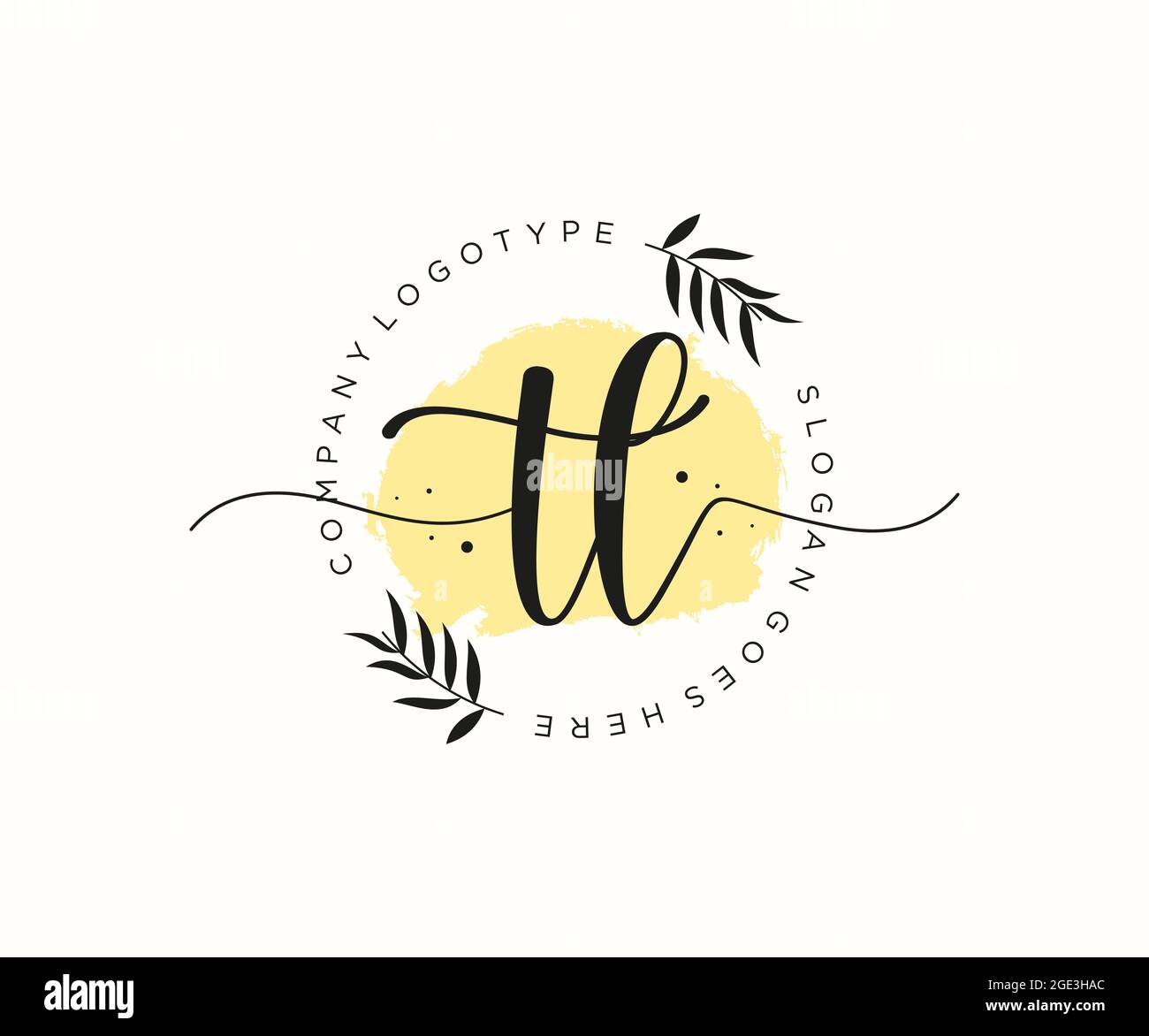 Tl signature Stock Vector Images - Alamy