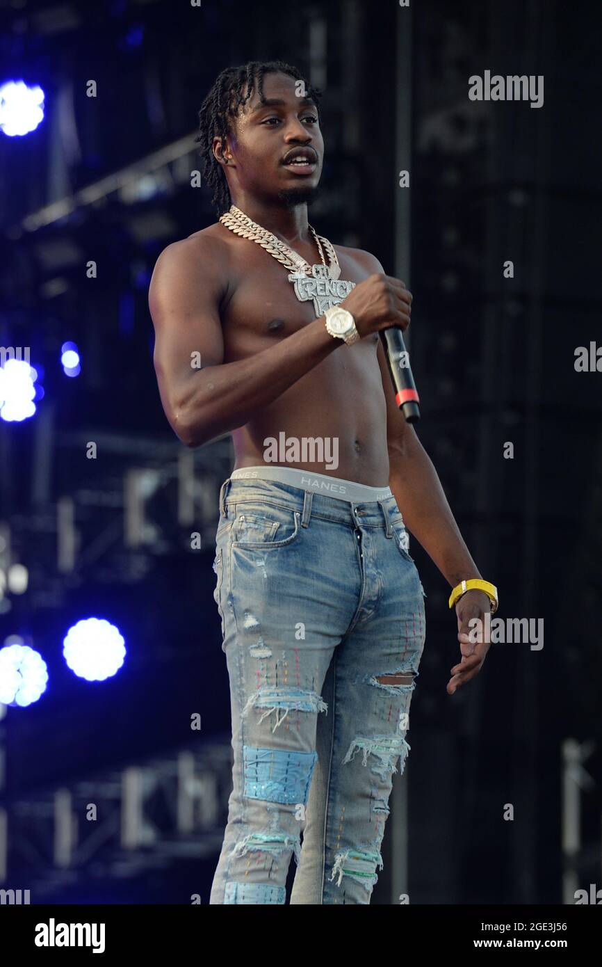 Miami - FL - 20210725 Rick Ross and Lil Tjay performs during Rolling ...