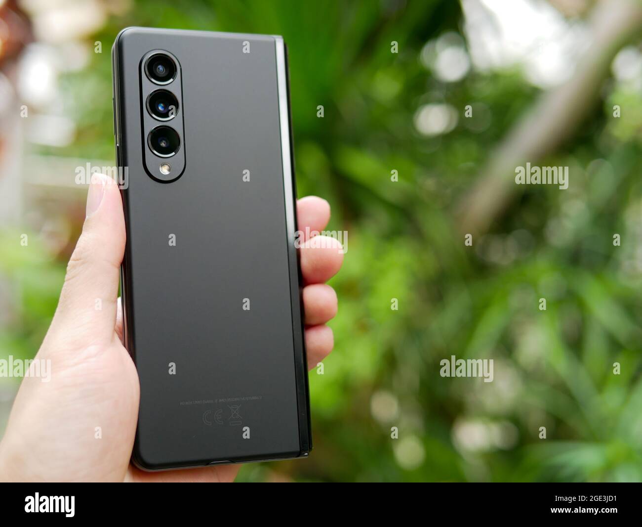 Bangkok, Thailand - August 11, 2021: Samsung officially launches the ...