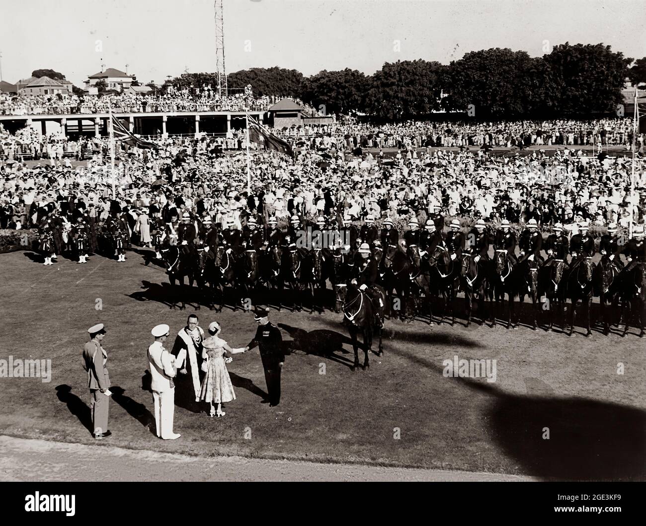On 3 February 1954 the newly crowned Queen Elizabeth II stepped ashore ...