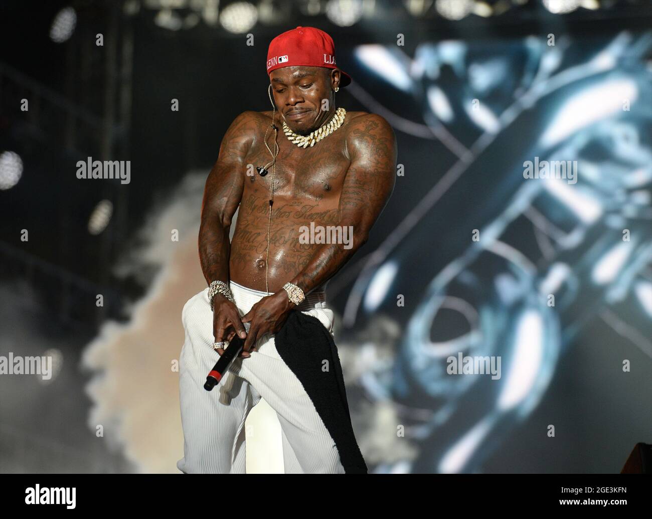 Miami - FL - 20210725 Da Baby performs during Rolling Loud Music ...