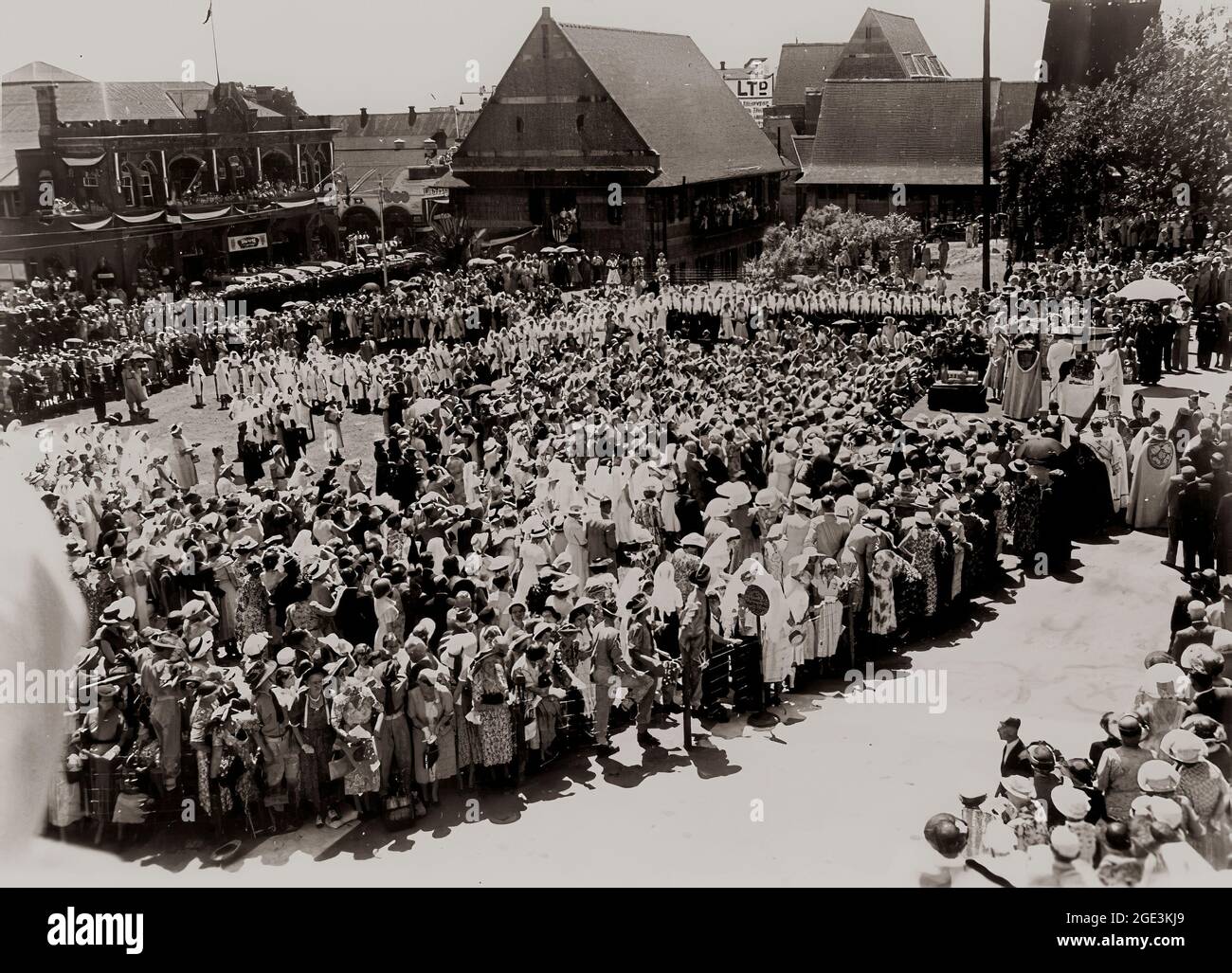 On 3 February 1954 the newly crowned Queen Elizabeth II stepped ashore ...