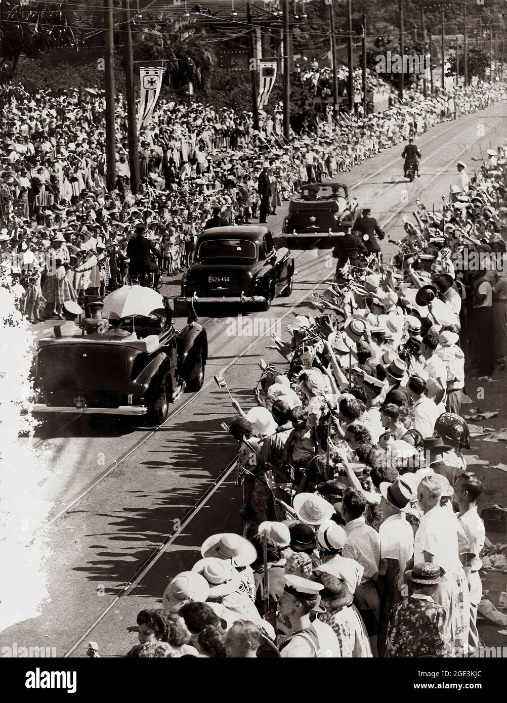 On 3 February 1954 the newly crowned Queen Elizabeth II stepped ashore ...