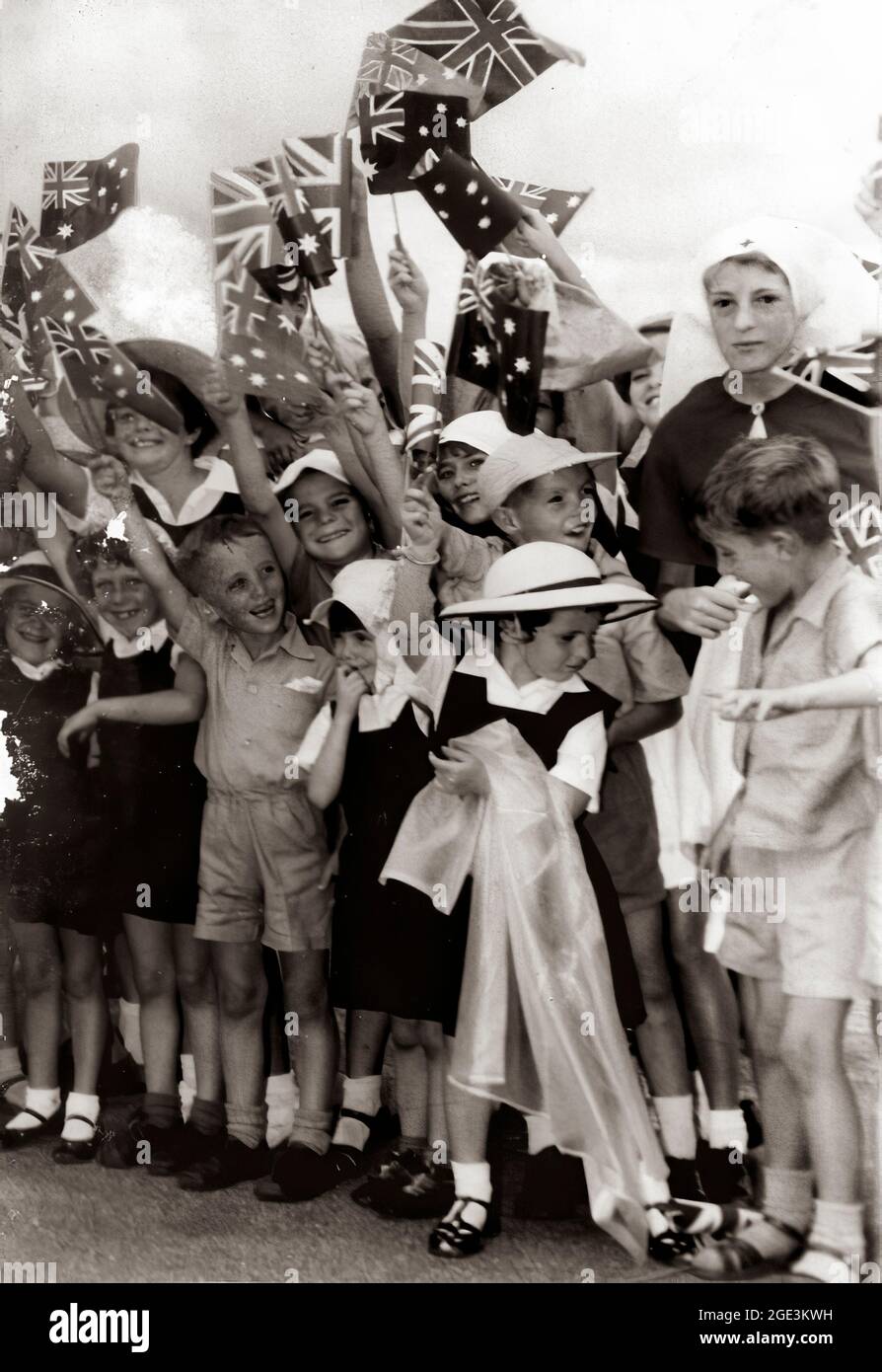 On 3 February 1954 the newly crowned Queen Elizabeth II stepped ashore ...