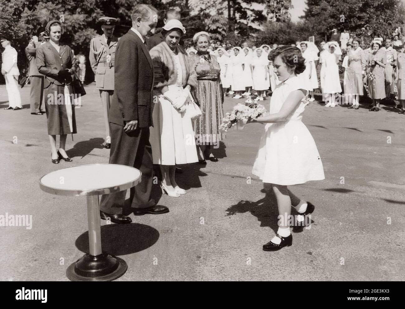 On 3 February 1954 the newly crowned Queen Elizabeth II stepped ashore ...