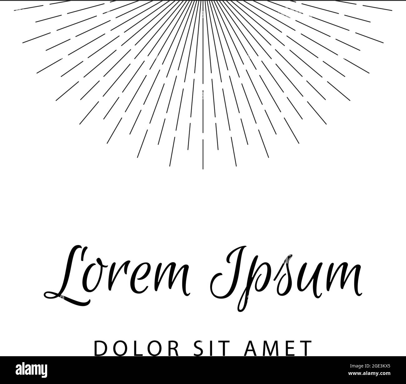 Sun rays Stock Vector Images - Alamy