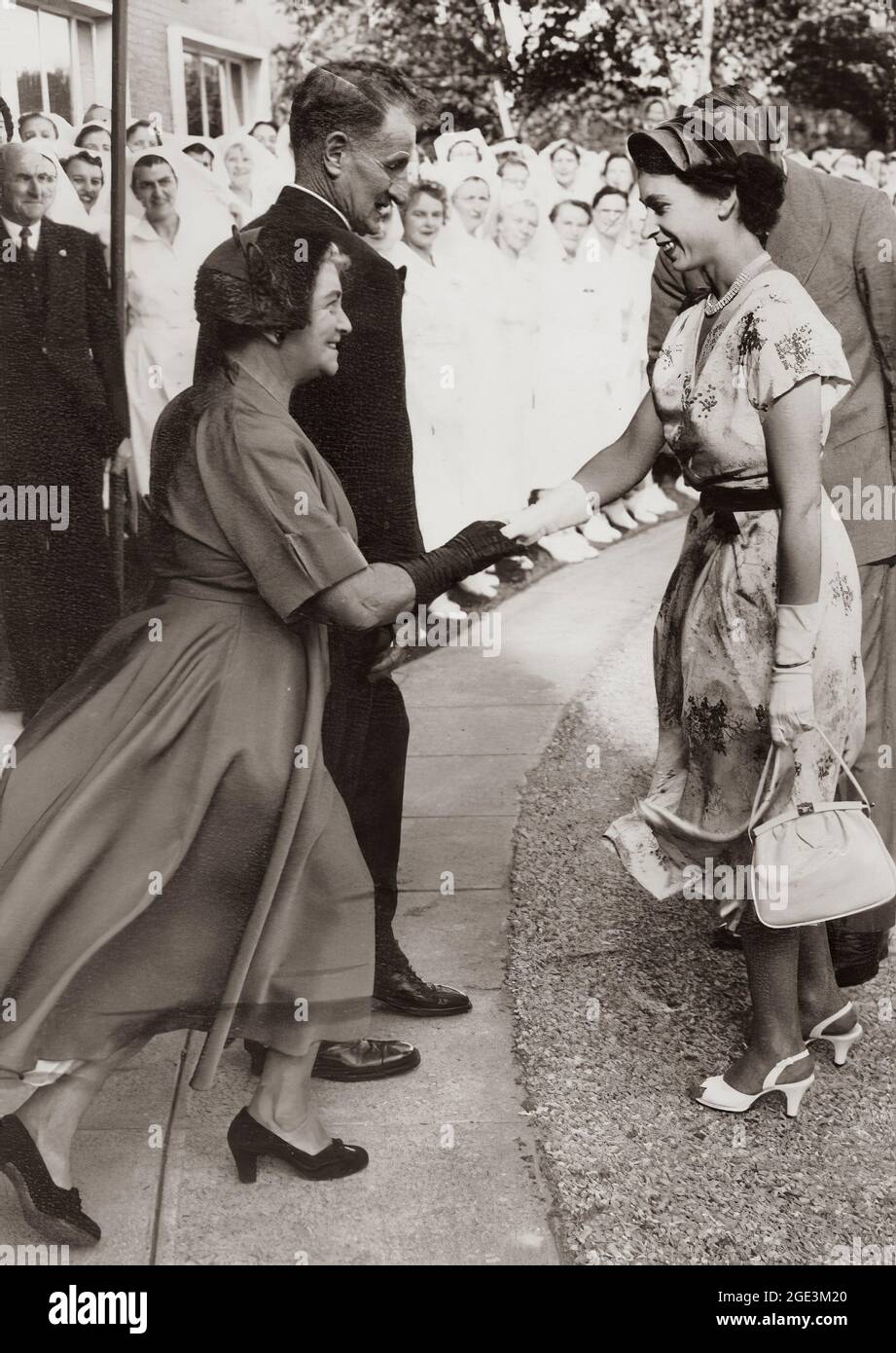 On 3 February 1954 the newly crowned Queen Elizabeth II stepped ashore ...