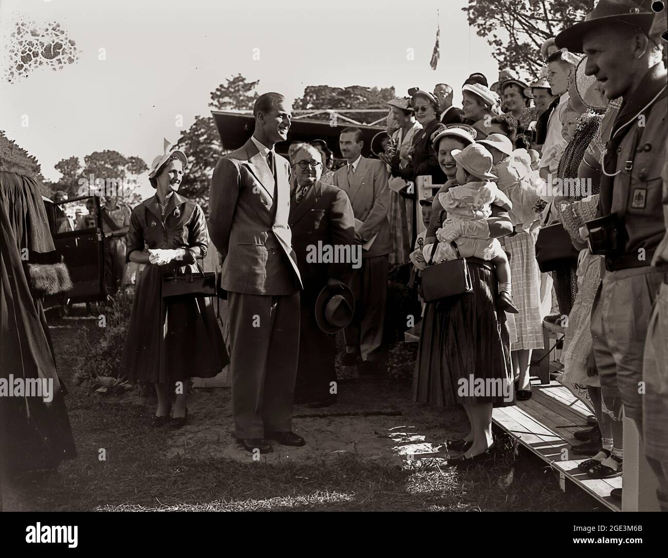 On 3 February 1954 the newly crowned Queen Elizabeth II stepped ashore ...