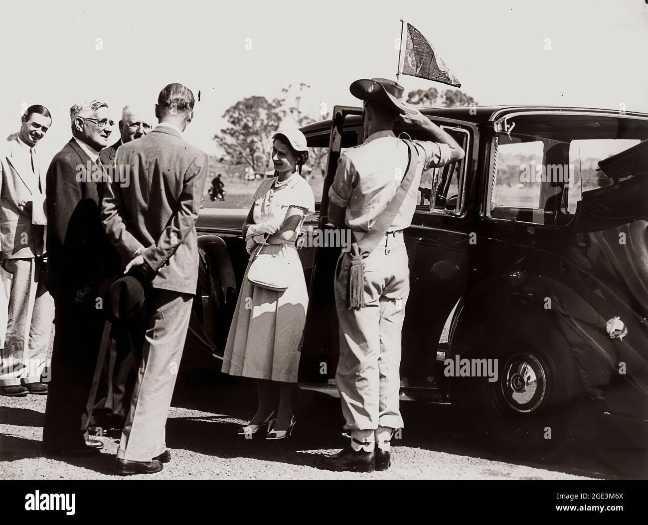 On 3 February 1954 the newly crowned Queen Elizabeth II stepped ashore ...