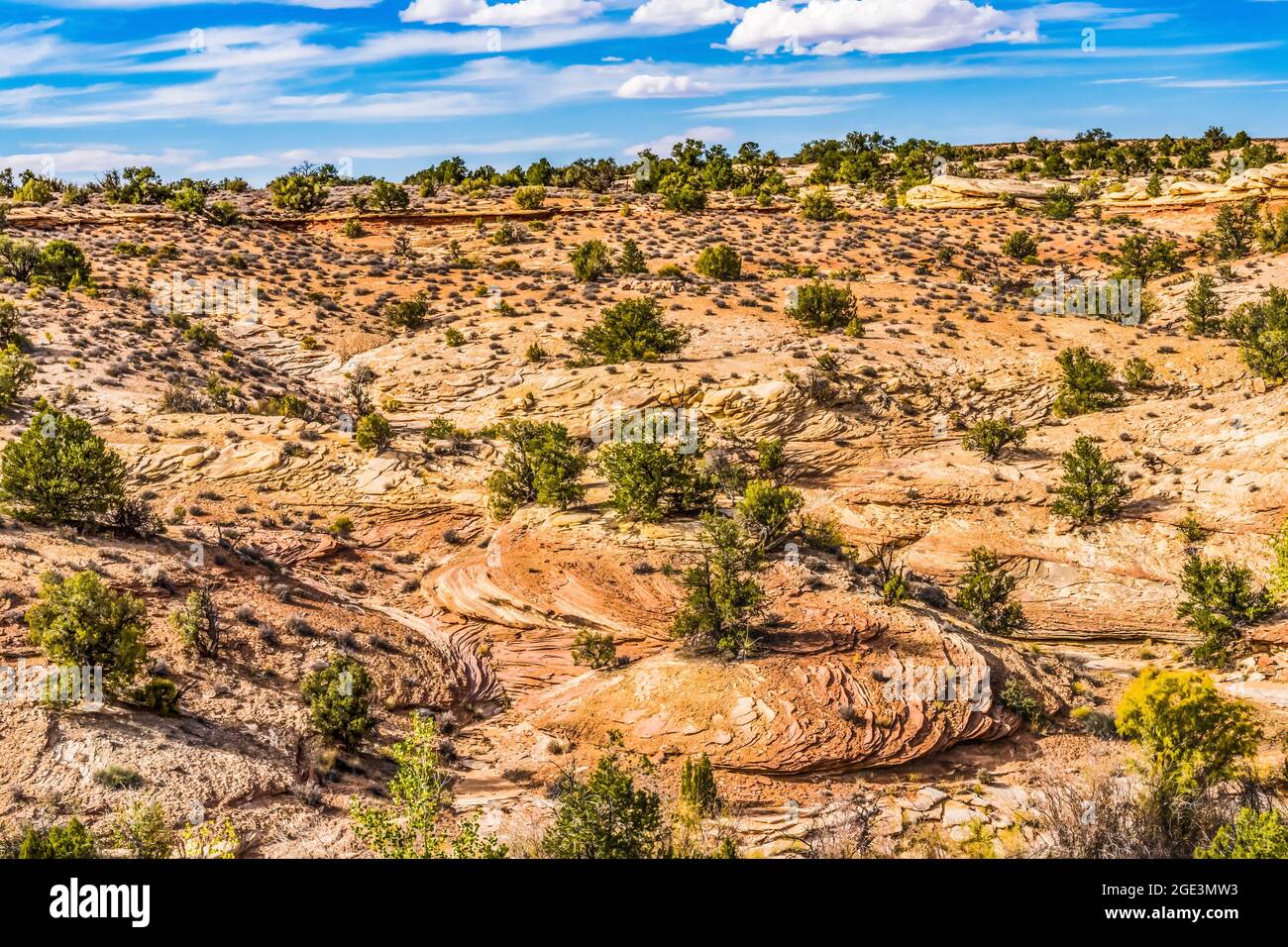 Circular Rock Patterns Create Abstracts Near Shoe Arch Overlook ...