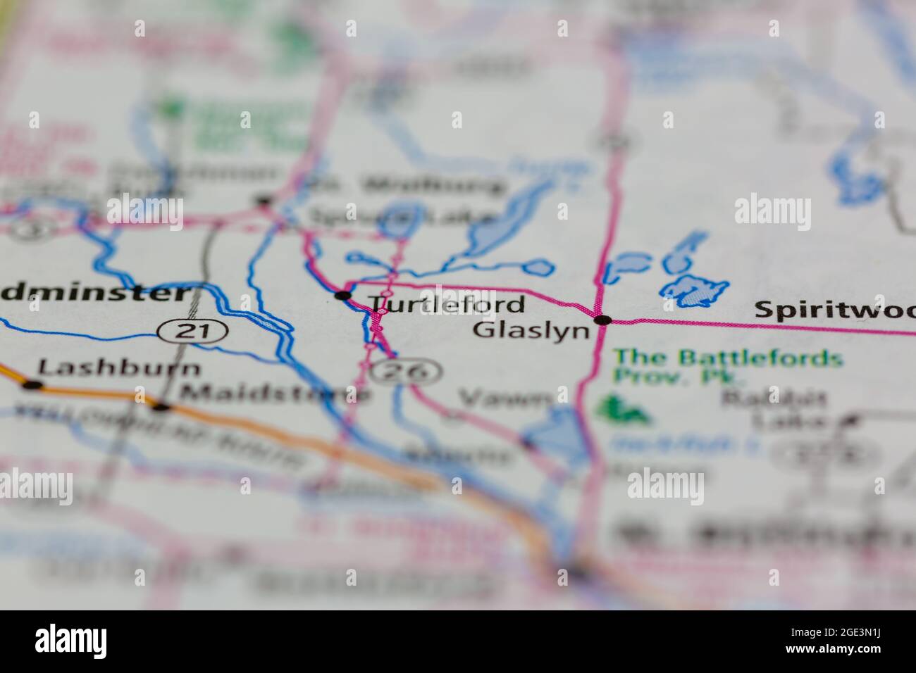 Turtleford saskatchewan map hi-res stock photography and images - Alamy
