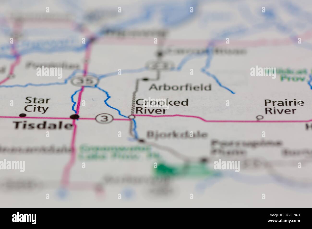 Saskatchewan River Map