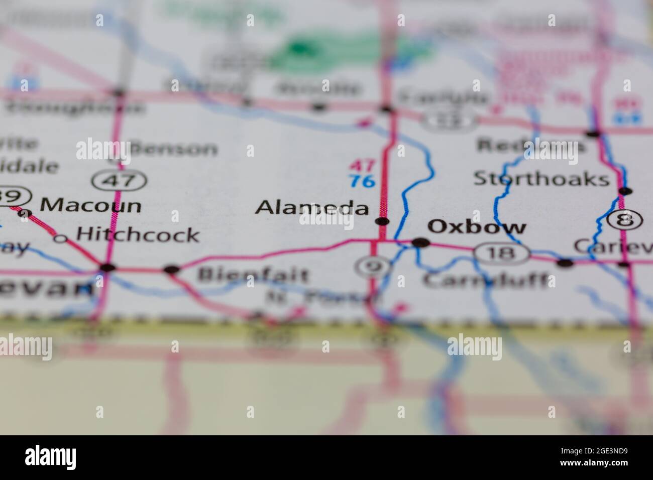 Map of alameda saskatchewan hi-res stock photography and images - Alamy