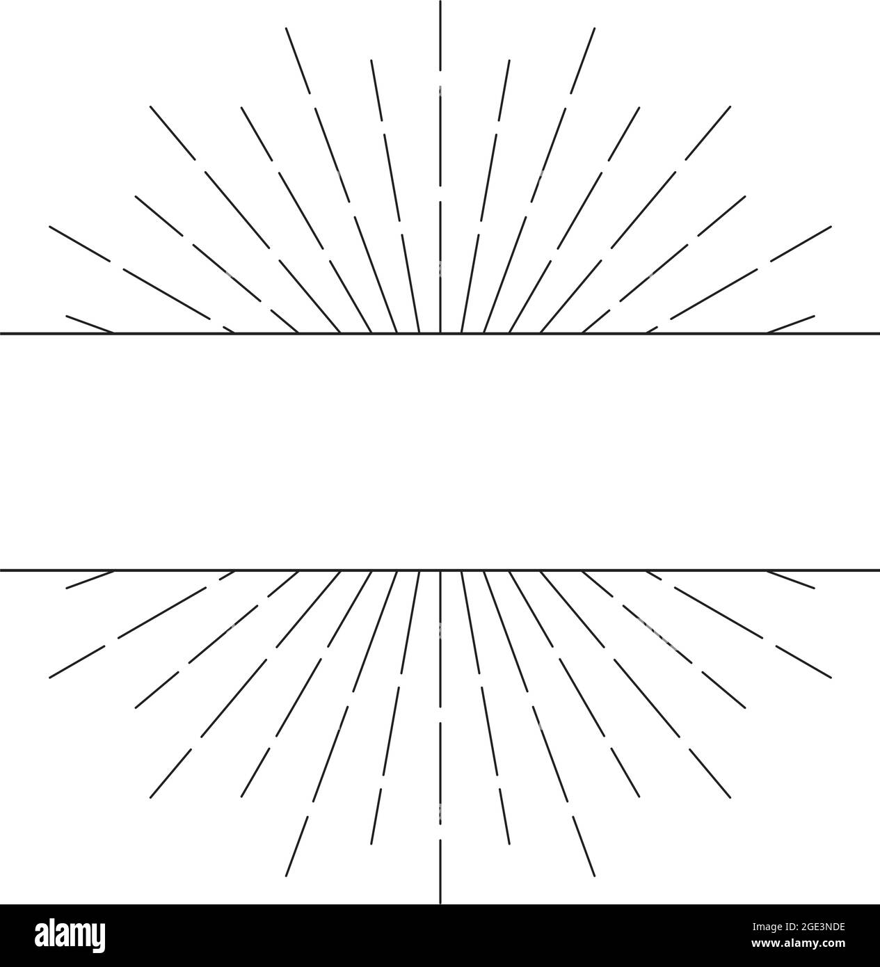 HIPSTER FRAME - SUN RAYS Stock Vector Image & Art - Alamy